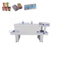China Automatic bottled mineral water milk tea cup instant noodle box book sealing film heat shrink tunnel film shrinkable machine for sale