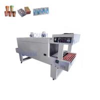 China Automatic can beverage Glass water laundry detergent toilet cleaner Bottled water Plastic PE film hot tunnel shrink machine for sale
