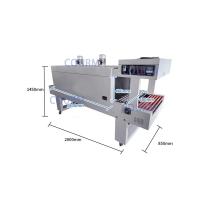 China Automatic can beverage Glass water laundry detergent toilet cleaner Bottled water Plastic PE film hot tunnel shrink machine for sale