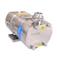 China High viscosity liquid soy milk bean curd glue hot pulp pump wine juice Stainless steel rotor pump head for sale