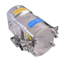 China Small sanitary grade stainless steel high viscosity yogurt jam honey granule rotor blade rotor pump for sale
