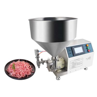 China Semi Automatic 5 Gallon Chopped Meat Water Viscous Liquid Bottle Paste Honey Jar 1 Head Rotor Pump Filling Machine Manufacturer for sale