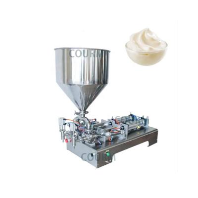 China COURM fruit Paste One & two mouth sesame paste filling machine for sale