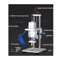 China Vertical pneumatic automatic perfume oral liquid penicillin metal glass bottle twist cap stainless steel capping machine for sale