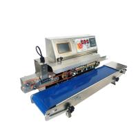 China Automatic Commercial Small Food Tea Mask Kraft Paper Bag Plastic Film Bag Ink Wheel Sealing Machine Mooncake Aluminum Foil COURM for sale