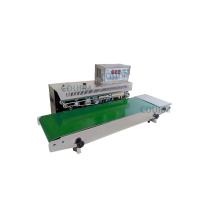 China The cheapest and best quality aluminum foil plastic bag mini bag horizontal thermoplastic continuous sealer with lot number code for sale