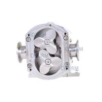 China COURM Factory Price Stainless Steel Rotary Lobe Pump Creams Glycerin Soap High Viscosity Liquid Water insulation rotor Pump for sale