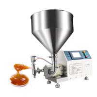 China Semi Automatic Rotor Pump Bottle Paste Oil Food Cosmetic Cream Juice Glass Can Filling Machine 5000ml Honey Water Liquid Plastic for sale