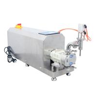 China Best Price Semi-automatic Aerosol Filling Machine Liquid Filling, Sealing and Gas Filling Machine Consist of 3 in 1 Beer for sale