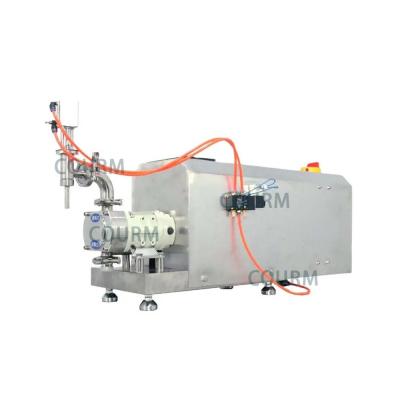 China COURM High viscosity semi-automatic yogurt lotion oil cosmetics honey hot thick bottle cream liquid filling machine for sale