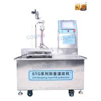 China Semi automatic rotary pump high viscosity blueberry paste honey paste gel wax glue cosmetic vegetable oil liquid filling machine for sale