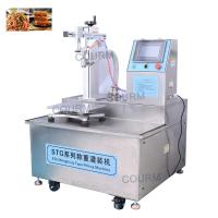 China Single nozzle semi automatic mineral pure drinking water high viscosity essential oil orange juice liquid filling machine for sale