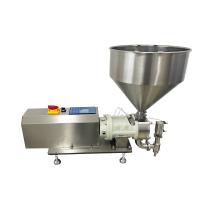 China 100ml-5L Liters High Viscosity Chili Sauce Ketchup Honey Filler Semi Automatic Cream Paste Rotor Lobe Pump Filling Machine for sale