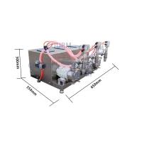 China COURM Semi automatic three Filling spout hair gel syrup hot pot bottom material caviar cheese large particle filling machine for sale