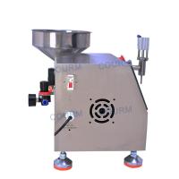 China Semi Automatic Rotor Pump Jar Paste Filling Machine Honey Cereal Porridge Detergent Plastic Bottle Cosmetics Glass 25mm COURM for sale