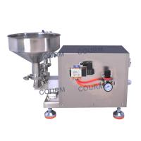 China Rotary pump semi automatic small essential oil nail polish essence makeup powder base liquid glass bottle  filling machine for sale