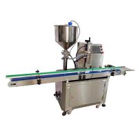 China Automatic Perfume Bottle Small Filling Machine high viscosity Cosmetic Cream Jar Liquid Filling Capping And Labeling Machine for sale