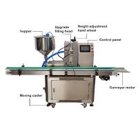 China Automatic Perfume Bottle Small Filling Machine high viscosity Cosmetic Cream Jar Liquid Filling Capping And Labeling Machine for sale