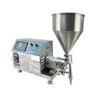 China Semi Automatic Rotor Pump Shampoo Cosmetic Cream Jam Juice Sauce Honey Bottle Paste Liquid Filling Machine for sale