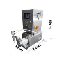 China Semi Automatic Rotor Pump Shampoo Cosmetic Cream Jam Juice Sauce Honey Bottle Paste Liquid Filling Machine PLC+ Touch Screen for sale