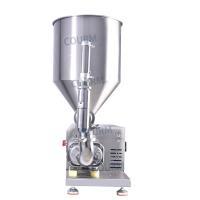 China Double screw pump high viscosity food liquid paste chili paste bean paste dragon fruit blueberry mango granule can machine for sale