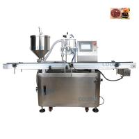 China Automatic liquid laundry detergent honey toilet cleaner Large liquor essential oil glue assembly line filling machine for sale