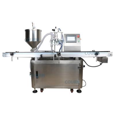China Automatic quantitative liquid watermelon juice strawberry mango blueberry cheese cheese honey ketchup filling machine for sale