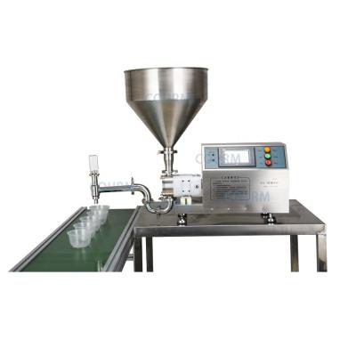 China Automatic paste liquid high viscosity cheese honey cosmetic sauce cream high precision rotor pump filling machine for sale