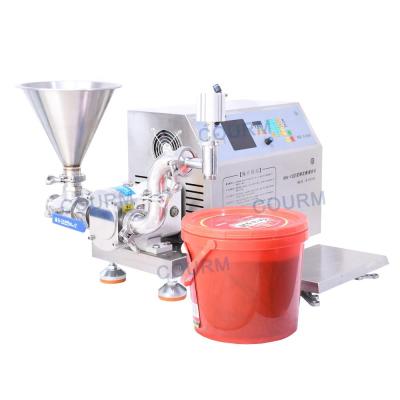 China Semi Automatic Desktop Rotor Pump Sauce Peanut Butter Ketchup Jam Miso Paste Cream Weighing Filling Machine for sale