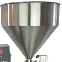 China Semi automatic small rotor pump paste high viscosity sauce beverage yogurt honey hot pot bottom material pedal filling machine for sale