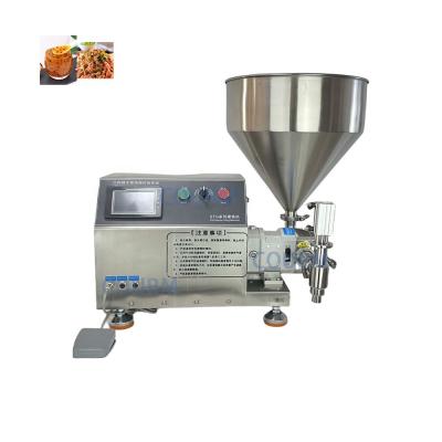 China Commercial semi automatic mung bean paste bean curd prefabricated vegetable eight treasure congee hot sauce filling machine for sale