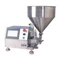 China Large Capacity high viscosity butter Chocolate Jam Injecting Machine Chocolate Injection Biscuit For Wholesales for sale