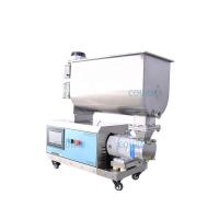 China Liquid semi automatic quantitative rotor pump liquor beverage soy milk salad sauce heating stirring filling machine for sale