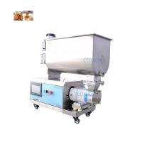 China Large capacity semi automatic 304 CAM rotor pump stainless steel conveyor food cosmetics mixing quantitative filling machine for sale