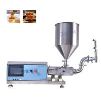 China Attractive design automatic round cakes depositor cream ice butter coating frosting decorating icing machine with heating mixer for sale