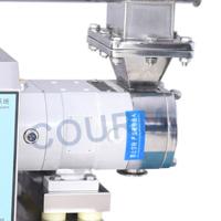 China Semi automatic beverage honey shampoo cosmetic water bottle liquid paste mixing and stirring heating insulation filling machine for sale