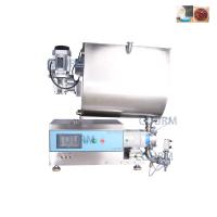 China COURM Semi automatic high viscosity liquid butter body wash fuel tin and bottle stirring heat insulation filling machine for sale