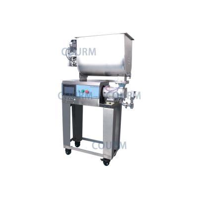 China COURM Semi automatic rotor pump cosmetic cream emulsion Honey ketchup Alcohol gel bottle Liquid paste with leg filling machine for sale