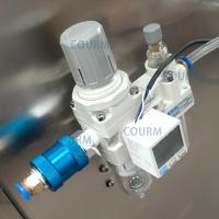 China COURM Automatic rotary pump high viscosity liquid cosmetic cream paste granule with U-shaped mixing hopper filling machine for sale