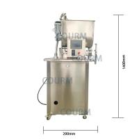 China COURM Hot new products semi Automatic high viscosity honey cream sesame oil peanut butter liquid emulsion soap filling machine for sale