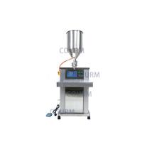 China COURM Semi automatic high viscosity honey meat sauce olive oil hairspray Tahini cosmetic ice cream emulsion jam filling machine for sale