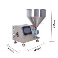 China Semi automatic rotor pump high viscosity honey chocolate peanut butter beverage servo motor viscous lotion paste filling machine for sale