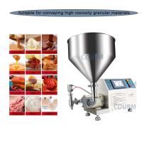 China High viscosity olive oil 30ml perfume bottle Shampoo butter chocolate tomato paste large granule soft candy filling machine for sale