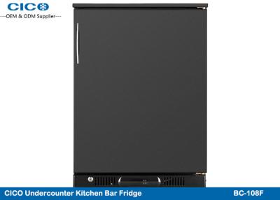 China SS Cabinet Under The Counter Wine Chiller Glass Door Beer Fridge 108L Volumn for sale