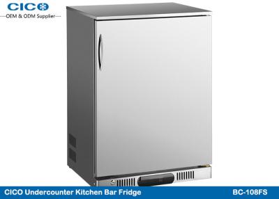 China White Outdoor Beer Cooler Refrigerator , Under Counter Drinks Cooler 6 Pixel Lock for sale