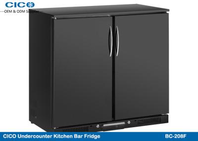 China Alfresco 208L Volumn Beer Cooler Refrigerator Low E Glass With LED Display for sale