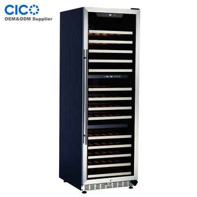 China Freestanding Compressor Wine Cooler , Tall Slim Wine Refrigerator for sale