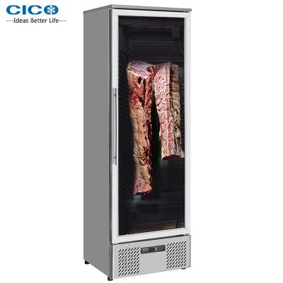 China Tall Glass Front Dry Age Meat Cabinet Single Glass Door Saving Power for sale