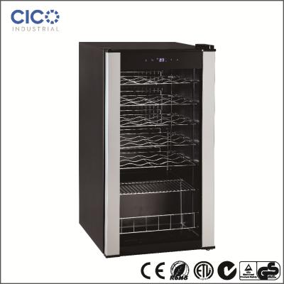 China Silvery Compressor Wine Cooler , New Air Wine Refrigerator Fashionable Looking for sale