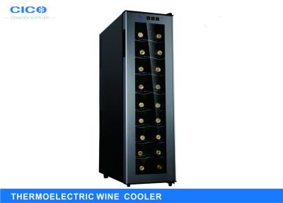 China Silent Thermoelectric Wine Refrigerator Wooden Sheleves CE Certification for sale